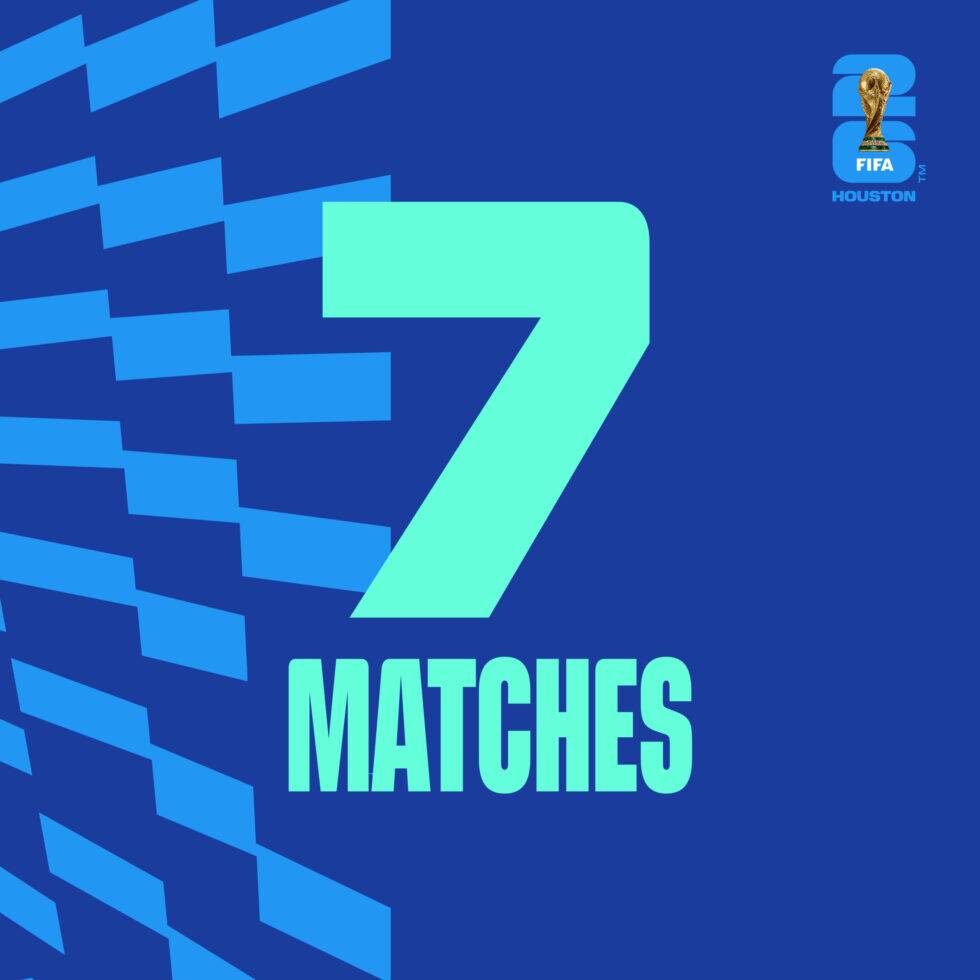 Houston To Host 7 FIFA 2026 Games